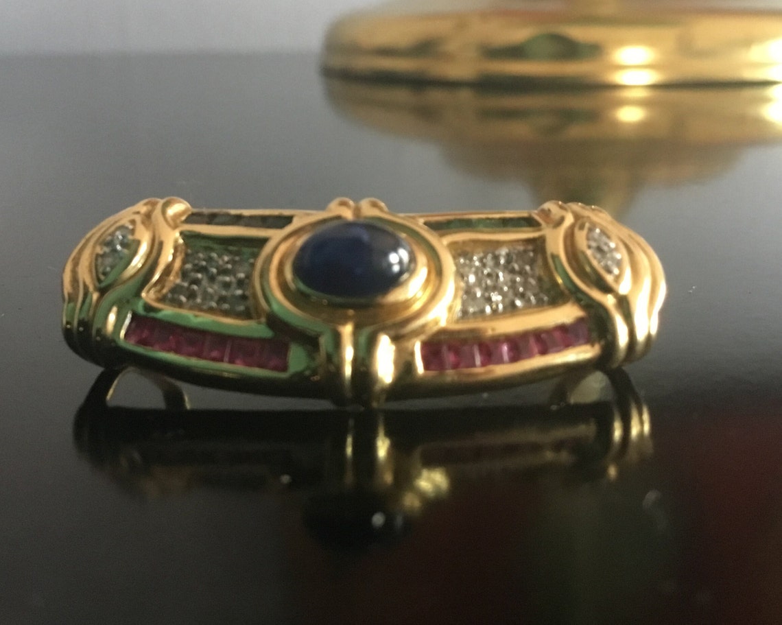 1980's Omega Slide Pendant - Etsy