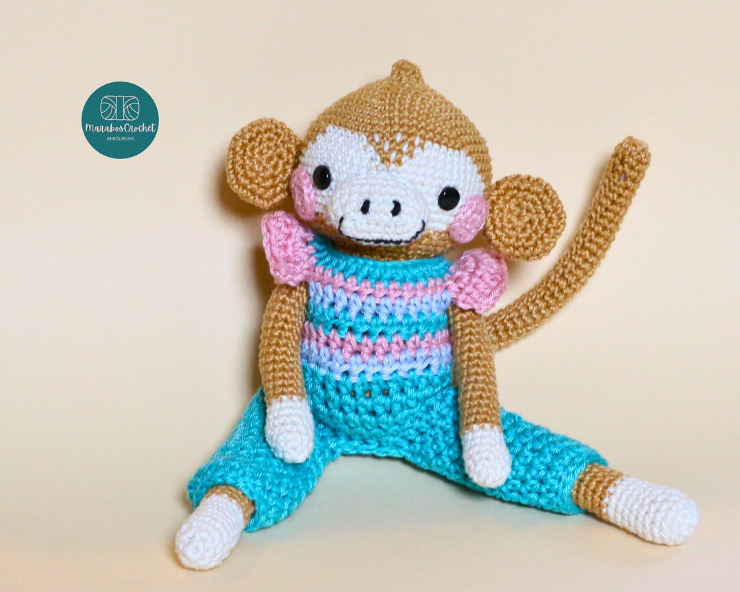 Lupita Monkey Picapau Crochet Amigurumi Plush - Etsy