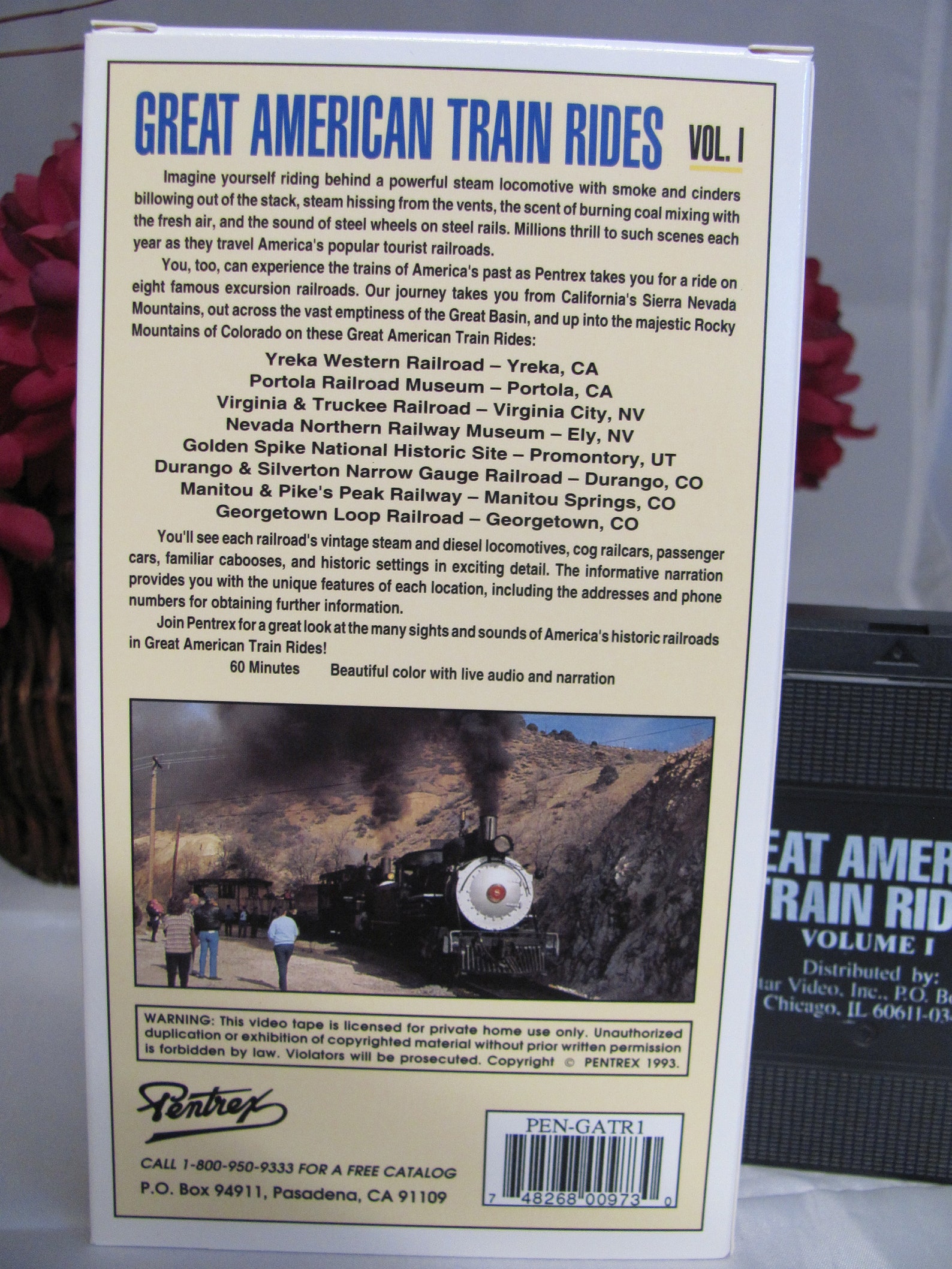 Great American Train Rides Volume 1 &2 VHS Set Questar Video - Etsy España