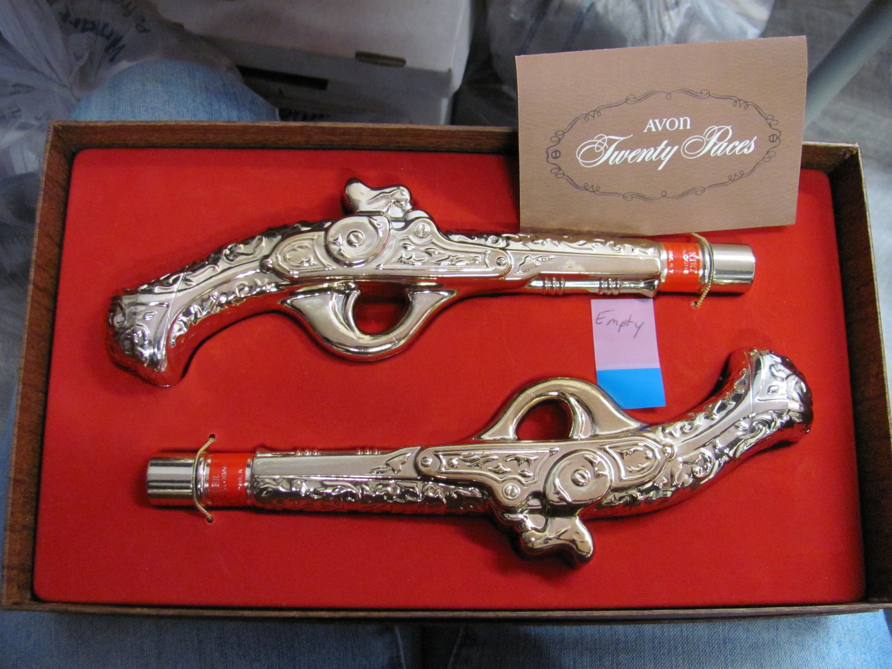 Avon Twenty Paces After Shave Pistol Bottle Decanter 3 - Etsy