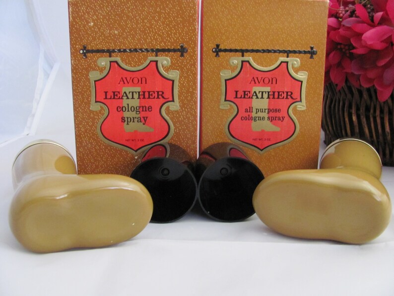 Avon, Boot, Spray Cologne, Full Leather & All Purpose Cologne, Bottle ...