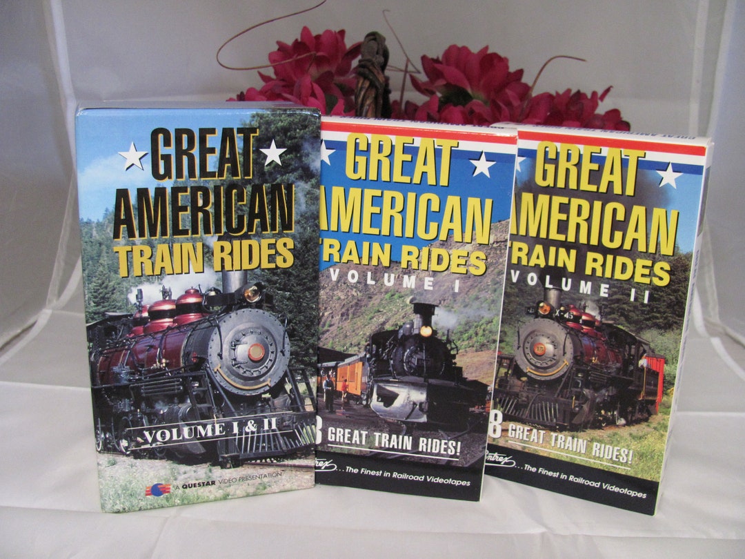 Great American Train Rides Volume 1 &2 VHS Set, Questar Video 1993 ...