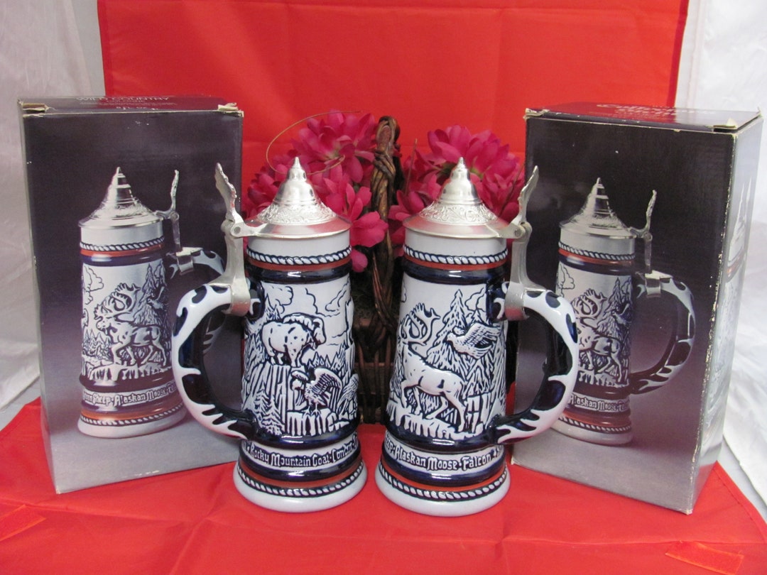 Avon Collector's Stein, 1 Left, Wildlife Stein, 1976-1979, Ceramic ...