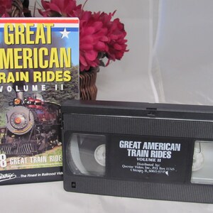 Great American Train Rides Volume 1 &2 VHS Set, Questar Video 1993 ...
