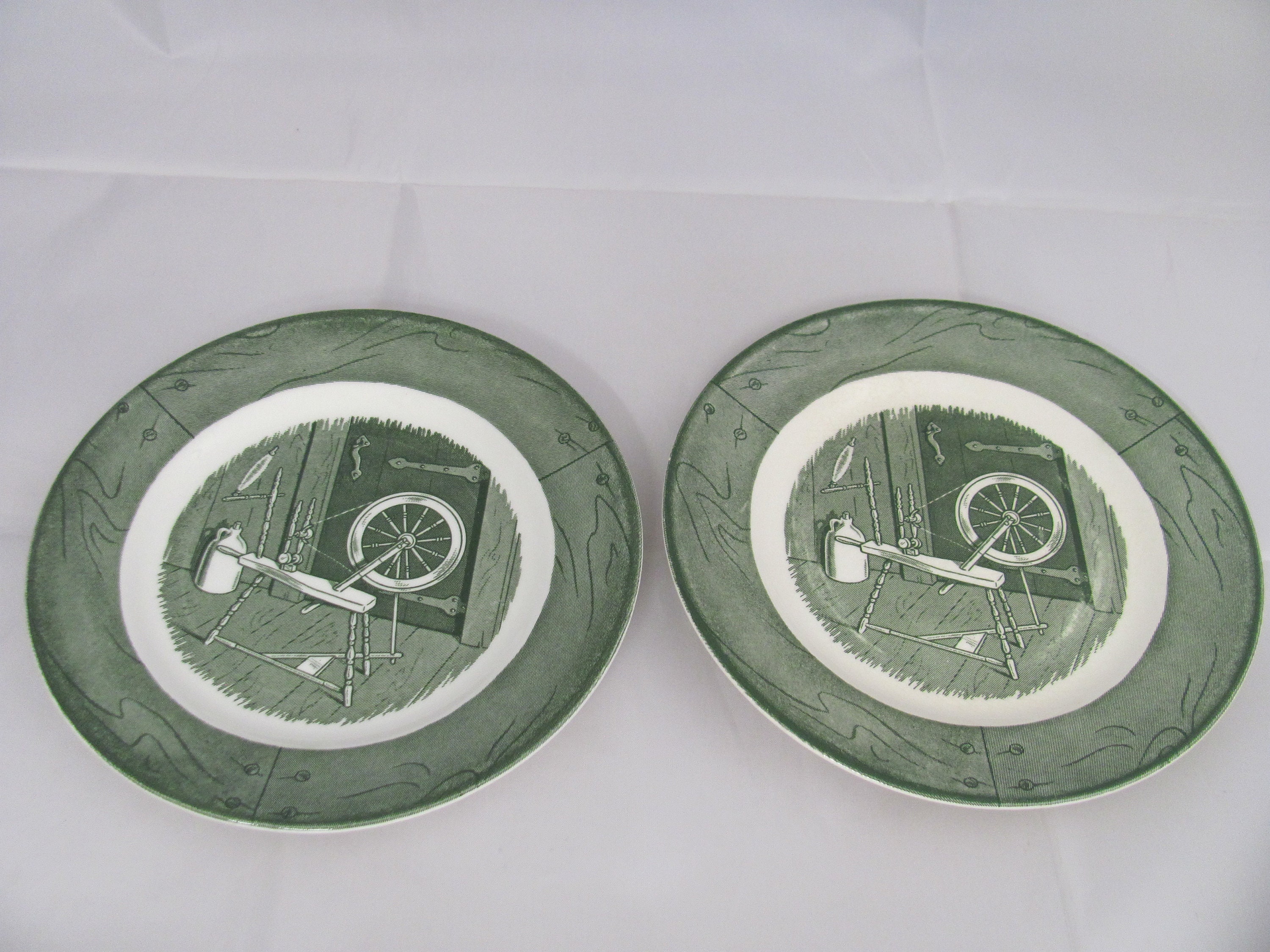 6 Plates, Colonial Homestead Pattern Style, Small Plates, Dessert Plate ...