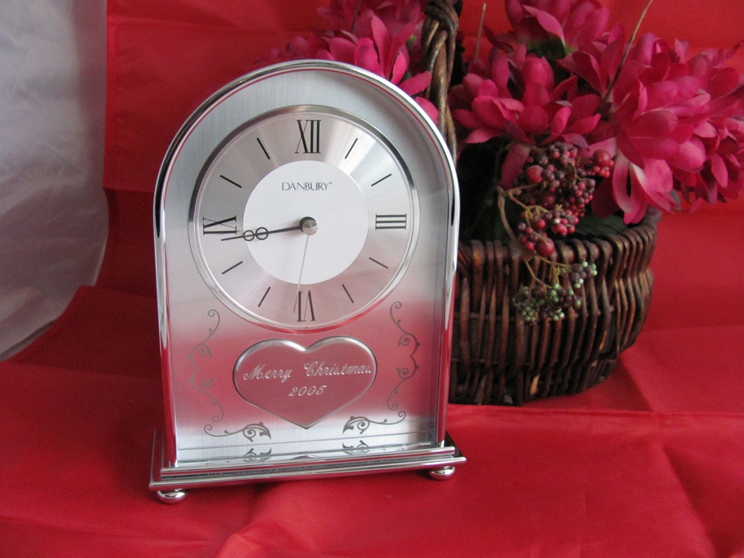 Danbury Mint, Mantel Clock, Table Clock, Silver, Things Remembered ...