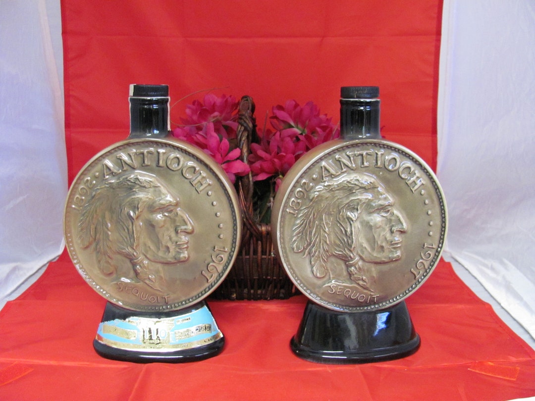 Jim Beam, Antioch, Sequoit, 1892, Collectible, 75th Year, Decanter ...