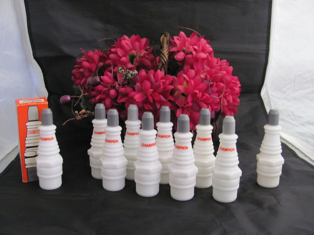 Avon, Champion Spark Plug, Bottles, Decanters, 1.5 Ounce Empty, 1 Full ...
