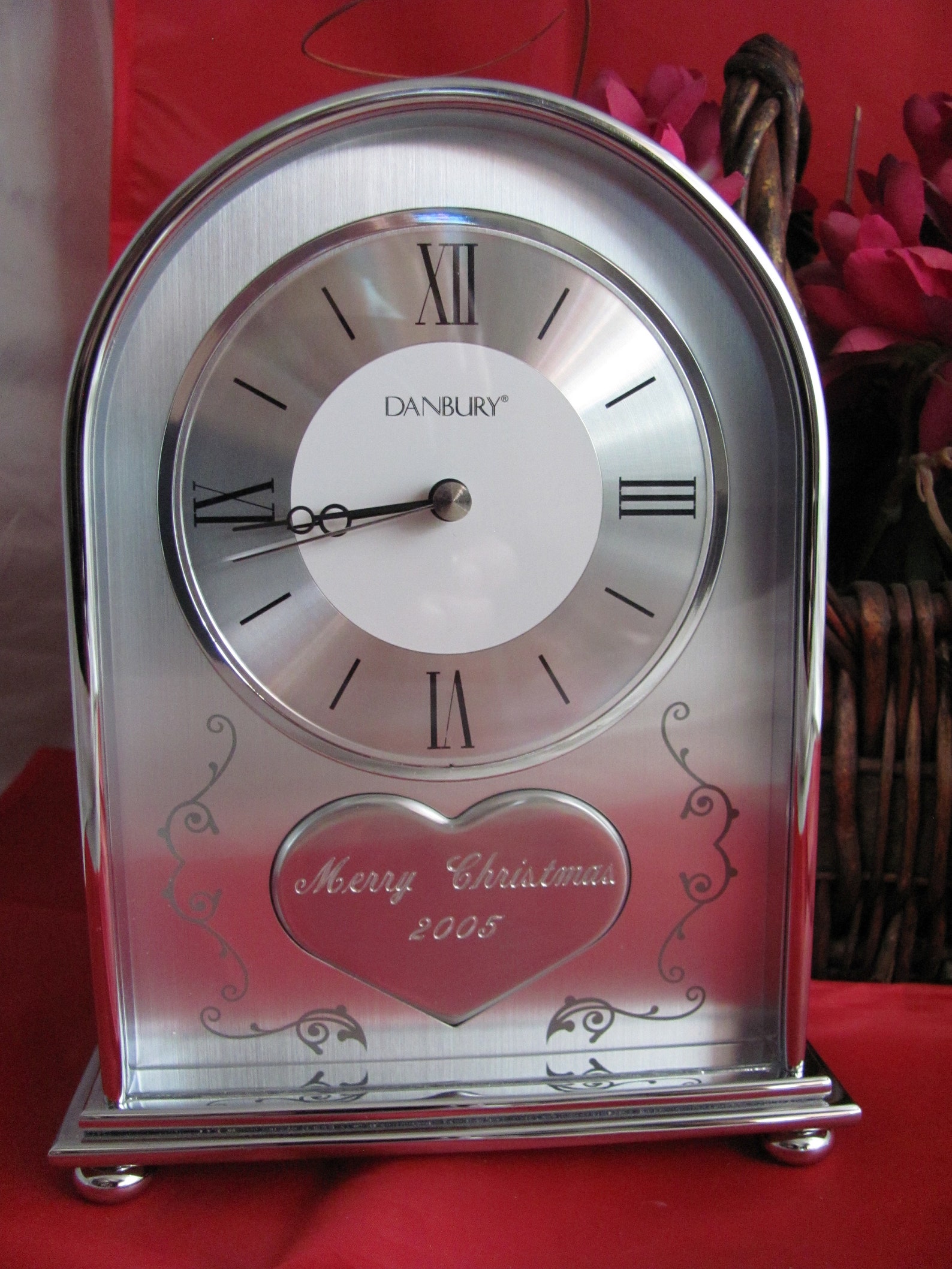 Danbury Mint, Mantel Clock, Table Clock, Silver, Things Remembered ...