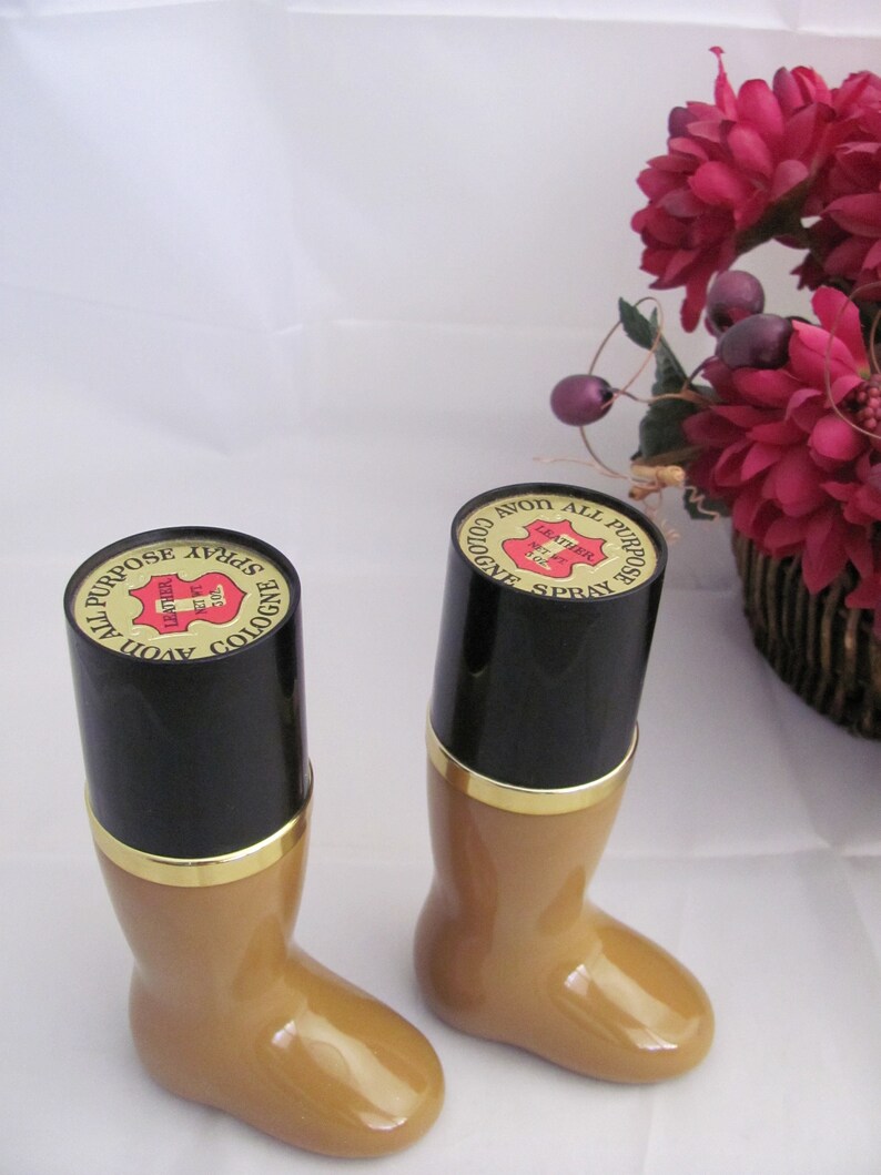 Avon, Boot, Spray Cologne, Full Leather & All Purpose Cologne, Bottle ...