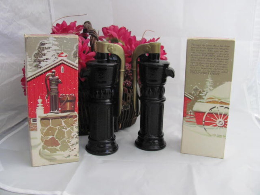 Avon, Town, Water Pump, Black Glass, Gold Plastic, Pump Handle, Shoe ...
