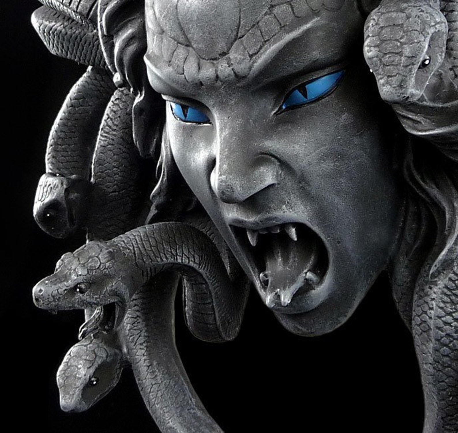 Gruesome Medusa Snakes Wall Art Medusa Statue Greek | Etsy