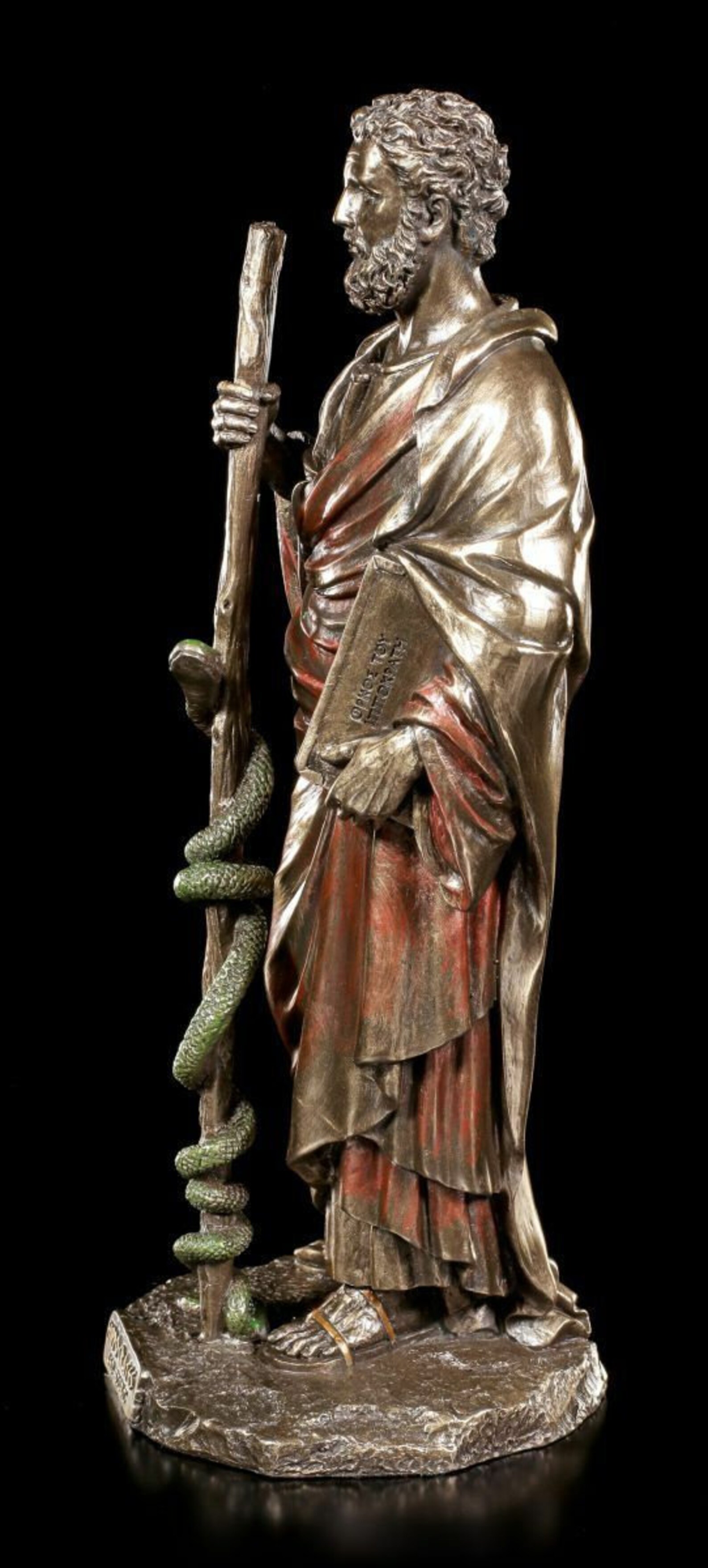 Hippocrates Greek Father of Medicine Holding Book & Staff | Etsy