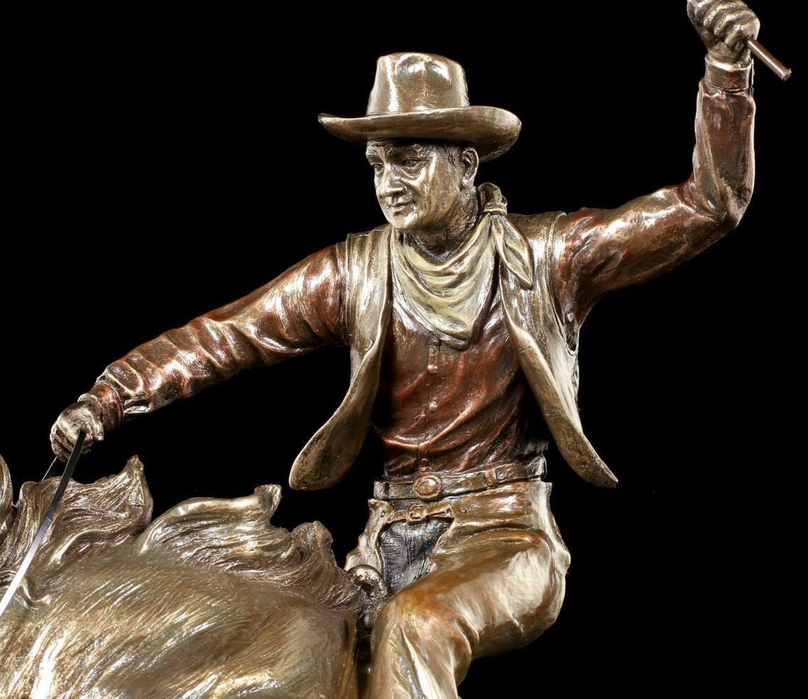 Bronco Buster cowboy statue bronco denver broncos buster | Etsy