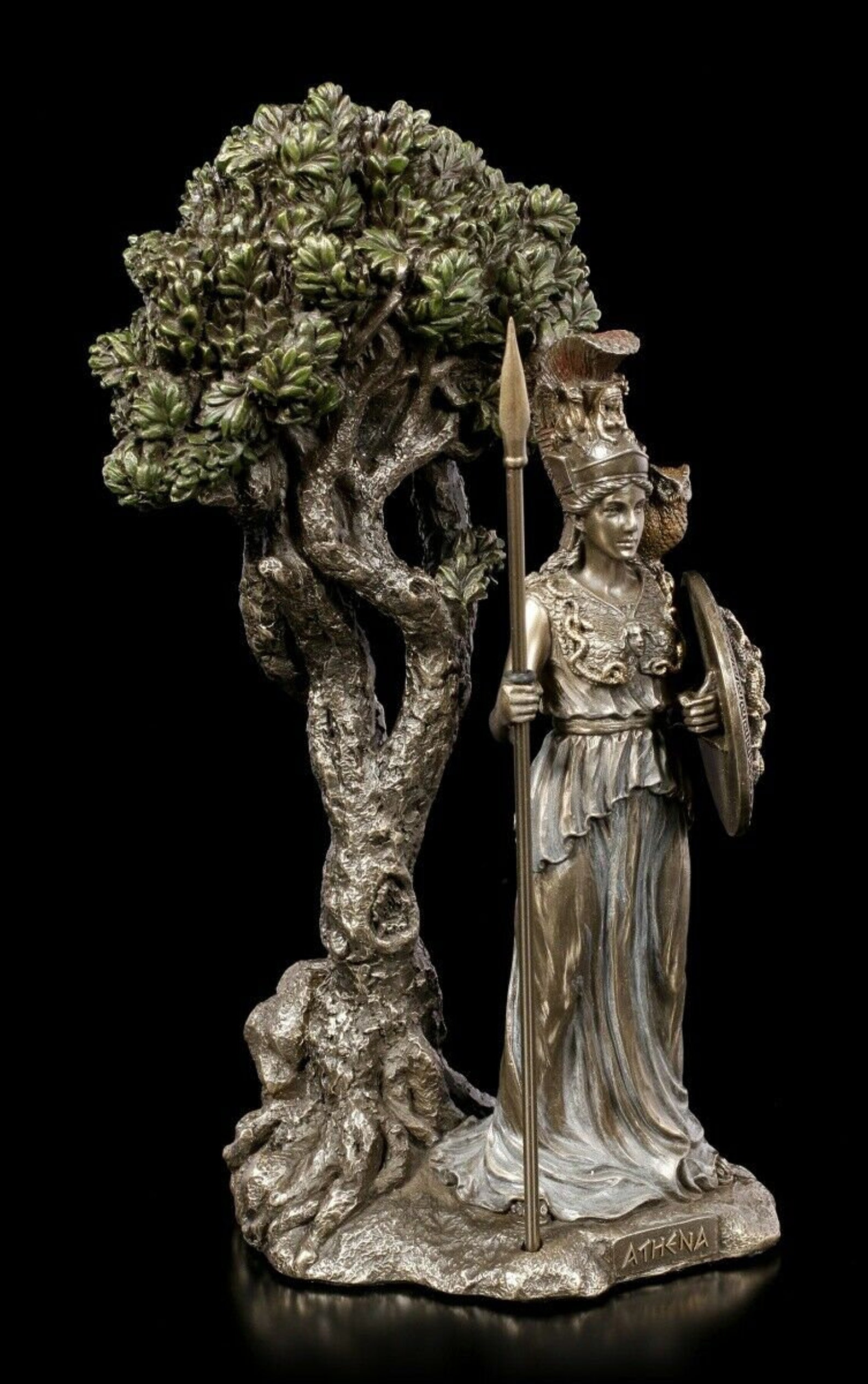Greek Goddess Athena Under Olive Tree athena statue. athena | Etsy