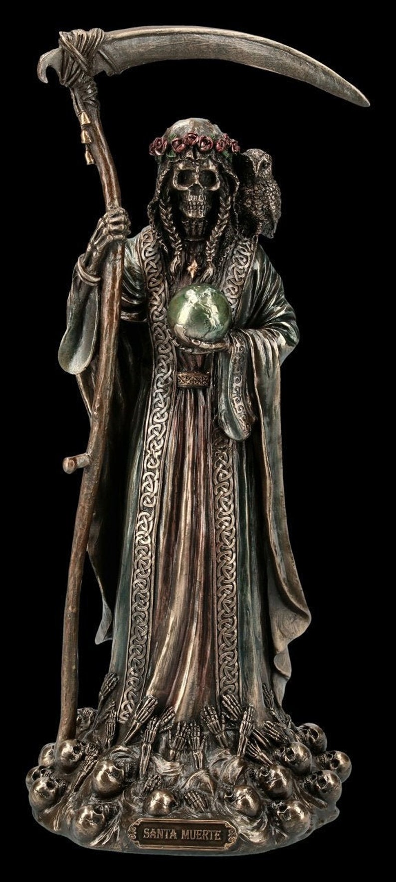 Santisima Muerte Santa Muerte Santa Muerte Candle Santa Etsy Santisima Muerte Santa Muerte Santa Muerte Candle Santa Etsy