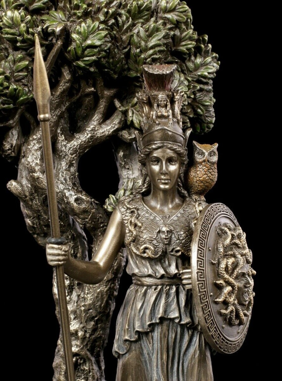 Greek Goddess Athena Under Olive Tree athena statue. athena | Etsy