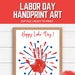 Labor Day Handprint, Labor Day Activity, Handprint Art, Patriotic ...