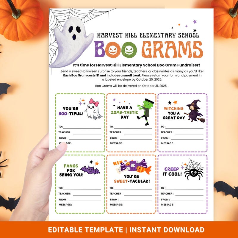 Boo Grams Fundraiser - Etsy