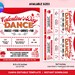 Valentine's Day Party Flyer, School Dance Ticket Invitation, Sweetheart ...