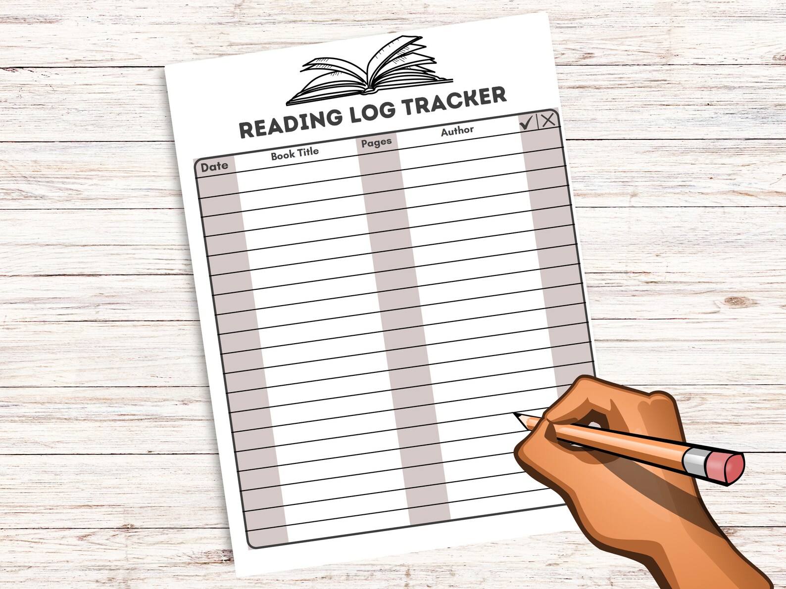 Reading Log Printable, Reading Tracker, Books to Read, Reading Log ...