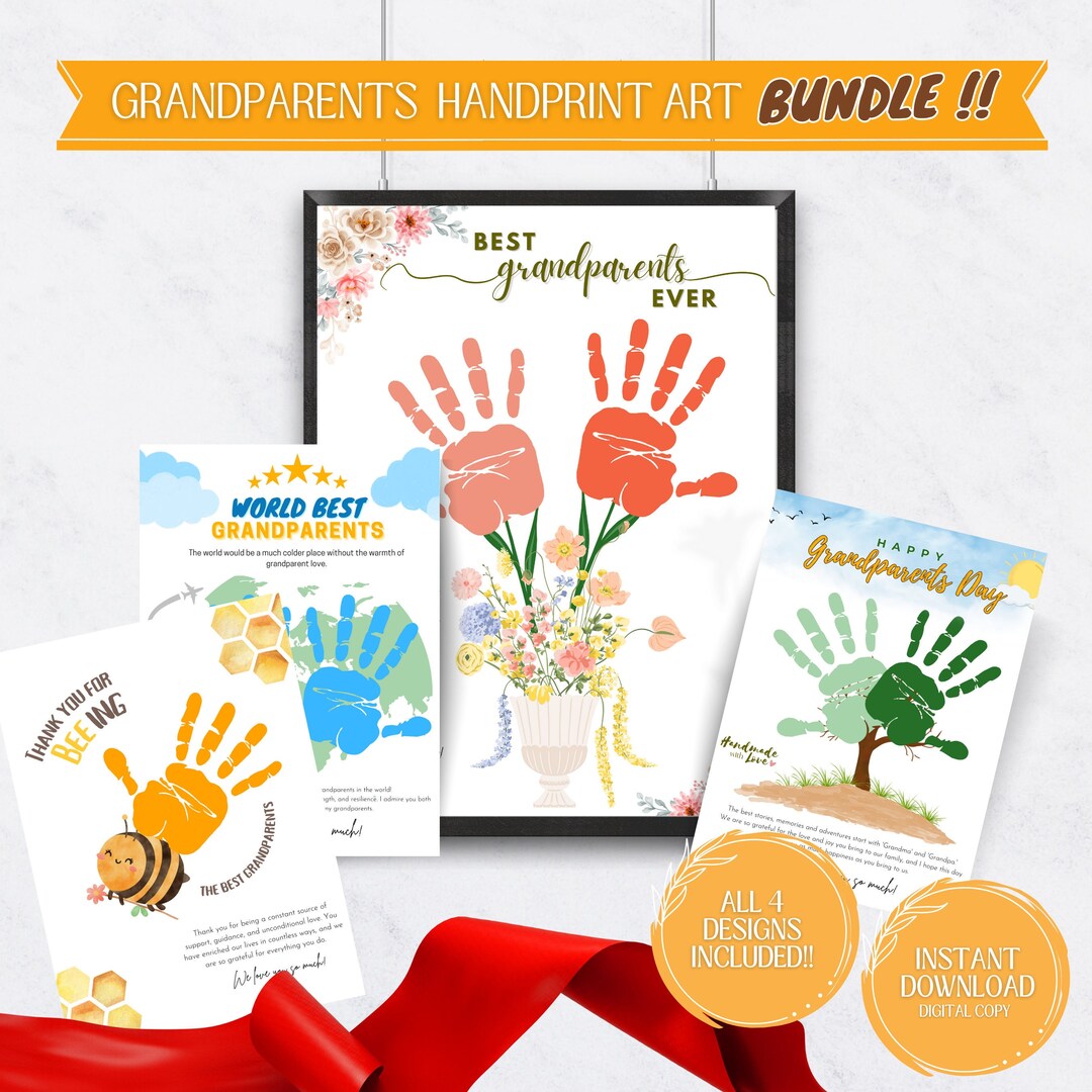 Grandparents Day Bundle, Grandparents Day Art, Grandparents Day ...
