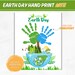 Earth Day Handprint Art, Earth Day Activity, Earth Day Handprint Craft ...
