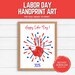 Labor Day Handprint, Labor Day Activity, Handprint Art, Patriotic ...