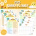 Printable Editable SUMMER 2025 Kids Summer Schedule, Kids Bucket List ...