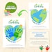 Handprint Craft, Earth Day Handprint Craft, Printable DIY Craft ...