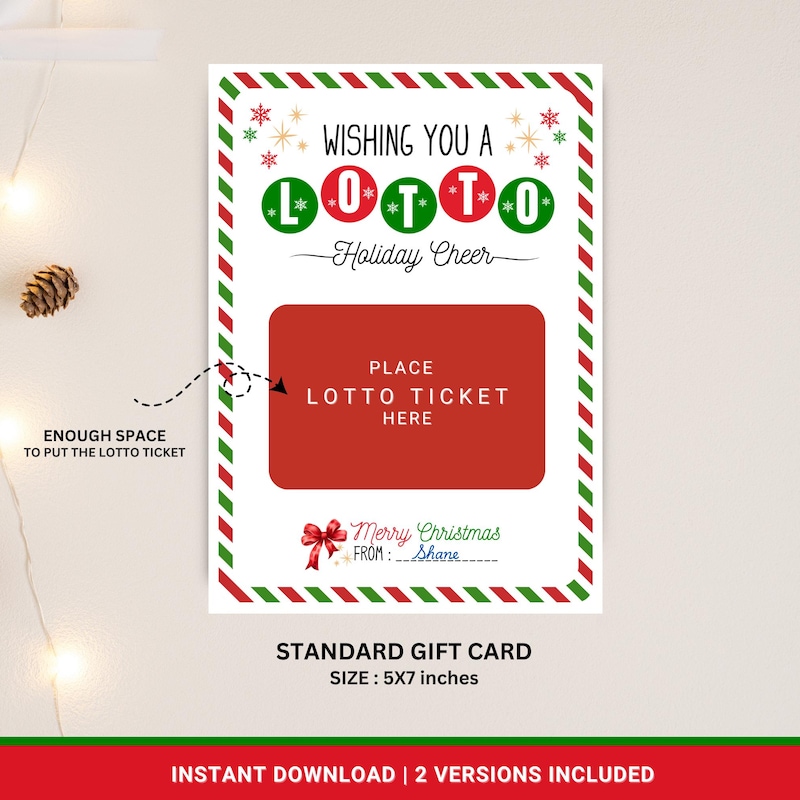 Lottery Ticket Gift - 60+ Gift Ideas for 2025