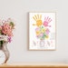 Handprint Craft Art, Printable Mother's Day, for Moms Handprint, Gift ...