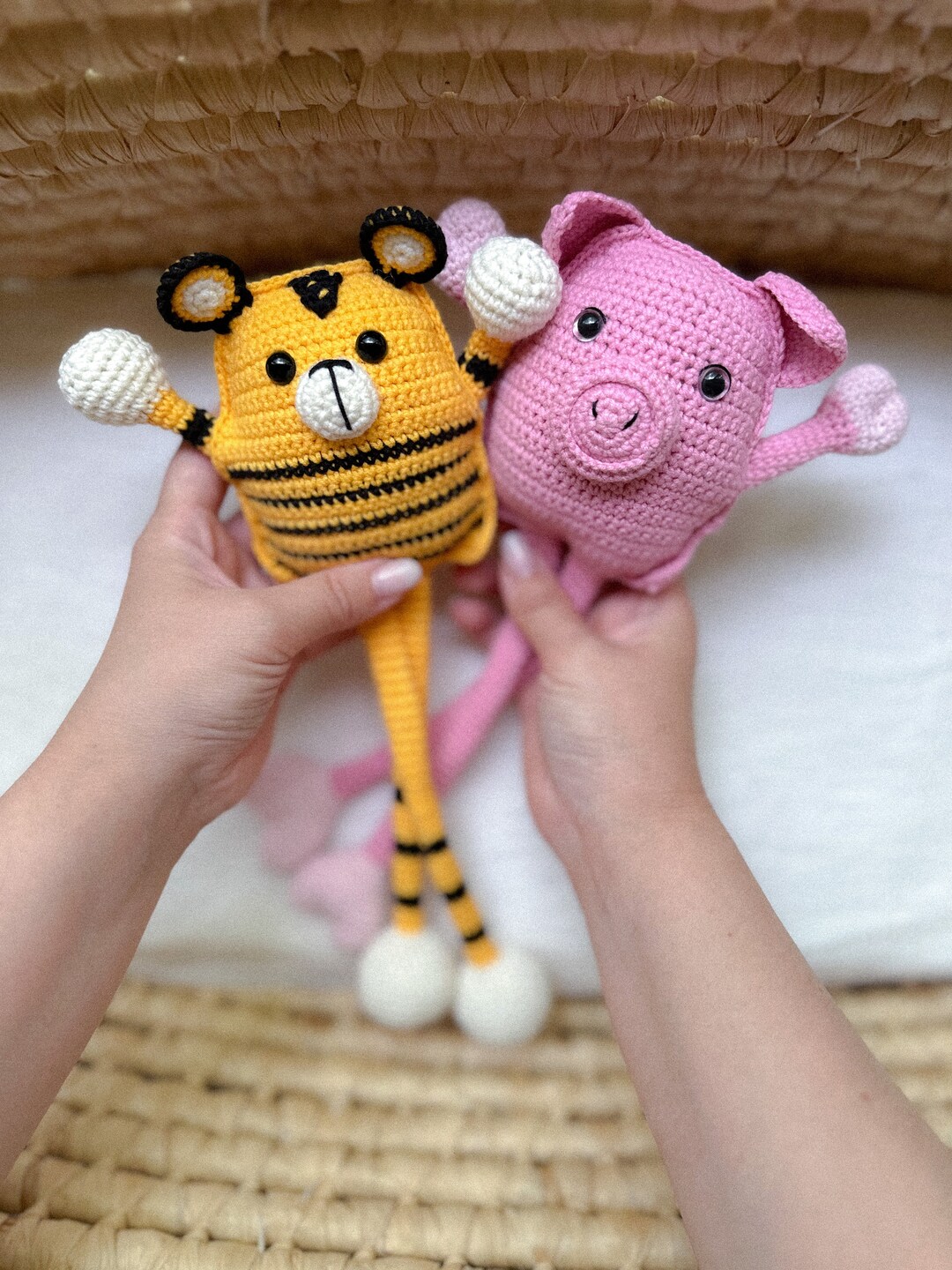 Baby Gym Bunny Frog Giraffe Baby Exercise Toy Sensory Crochet for ...