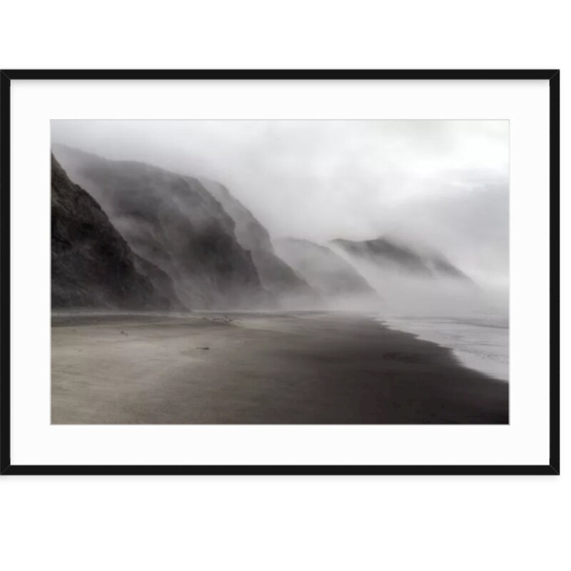 Coastal Fog Wall Art - Etsy