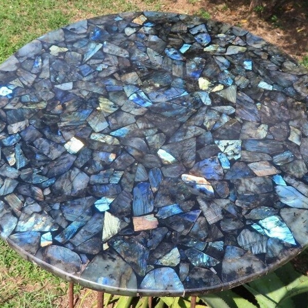 Labradorite Side Table - Etsy