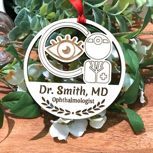 Eye Doctor Personalized Ornament/optometrist/ophthalmologist/optical ...