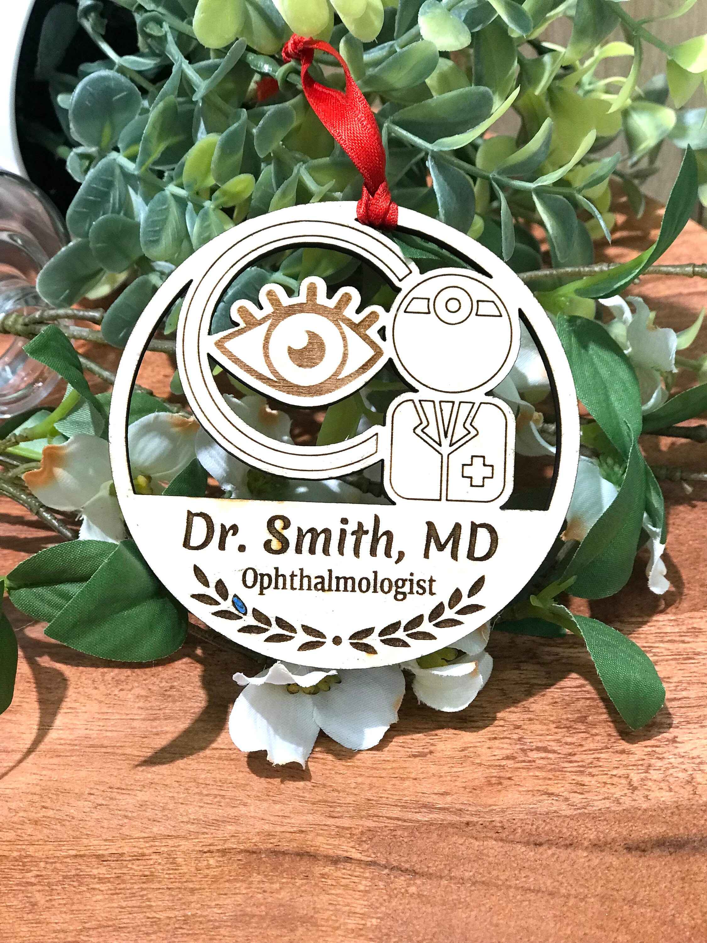 Eye Doctor Personalized Ornament/optometrist/ophthalmologist/optical ...