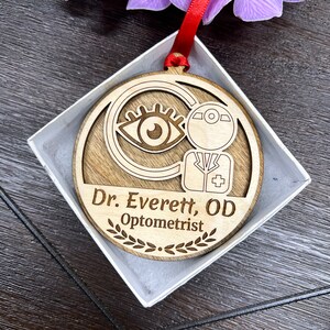 Eye Doctor Personalized Ornament/optometrist/ophthalmologist/optical ...
