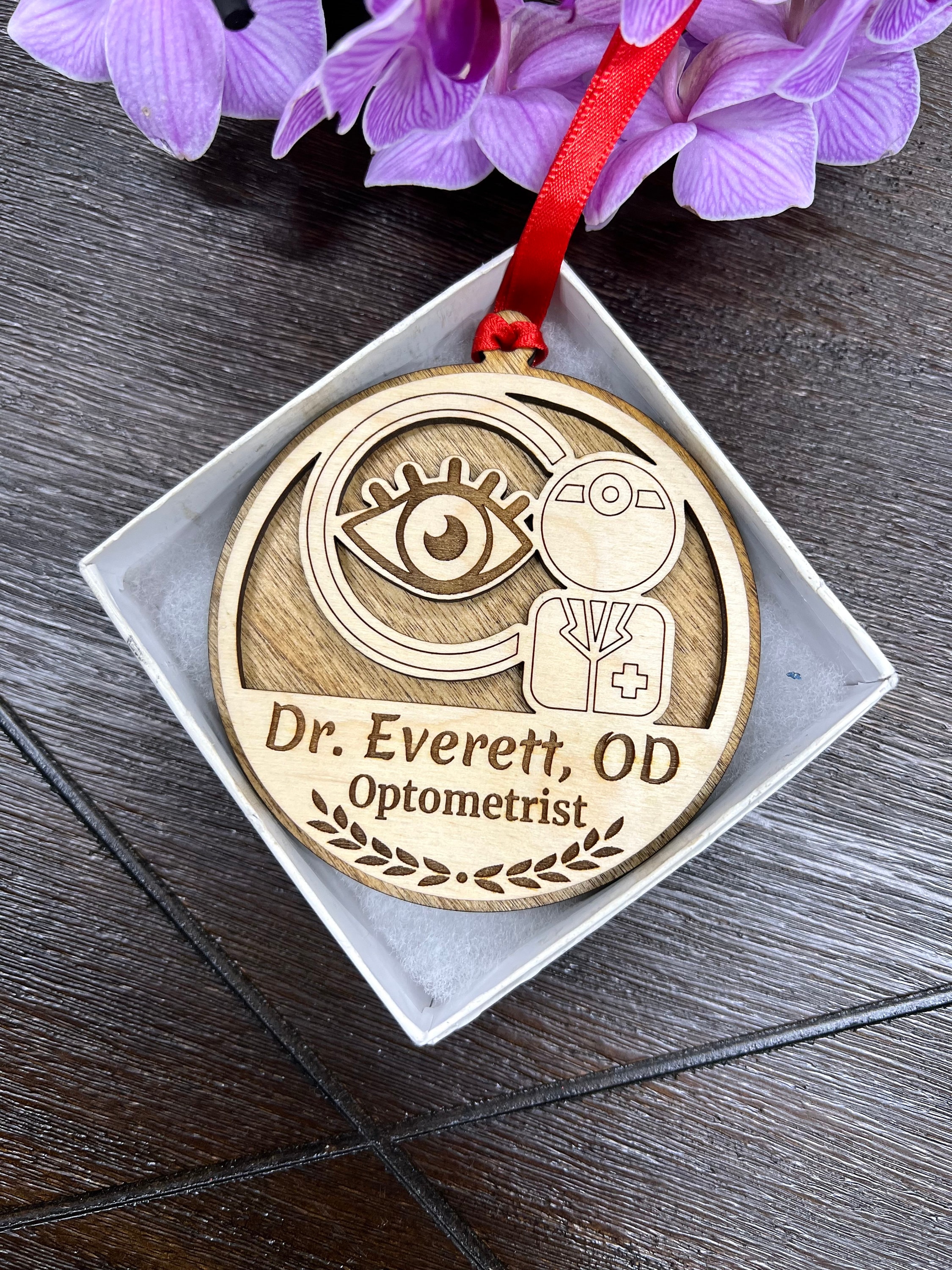 Eye Doctor Personalized Ornament/optometrist/ophthalmologist/optical ...