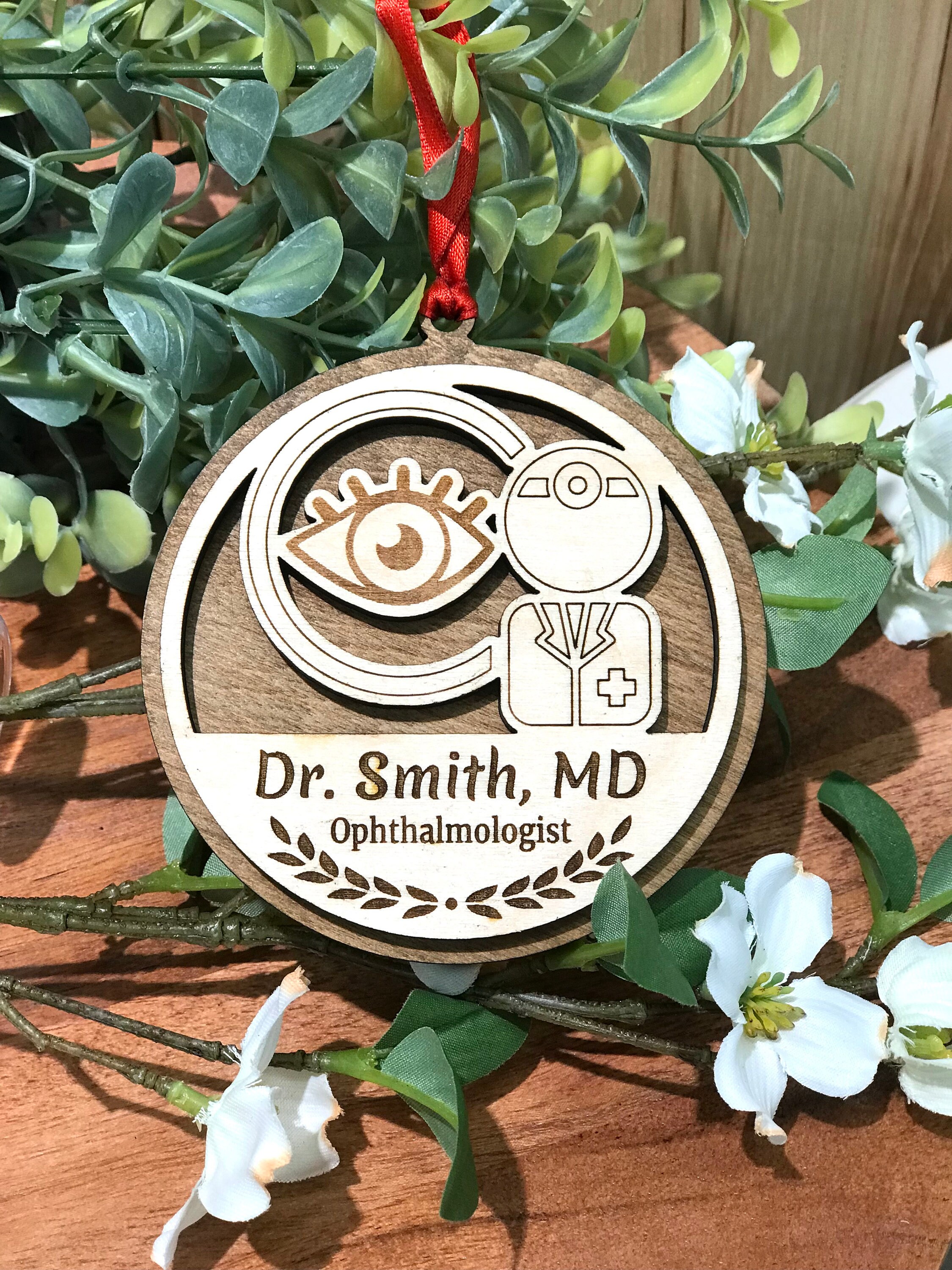 Eye Doctor Personalized Ornament/optometrist/ophthalmologist/optical ...