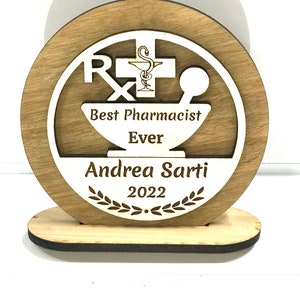 Pharmacist Personalized 3D Name Plaques/desktop Name Plate/pharmd Sign ...