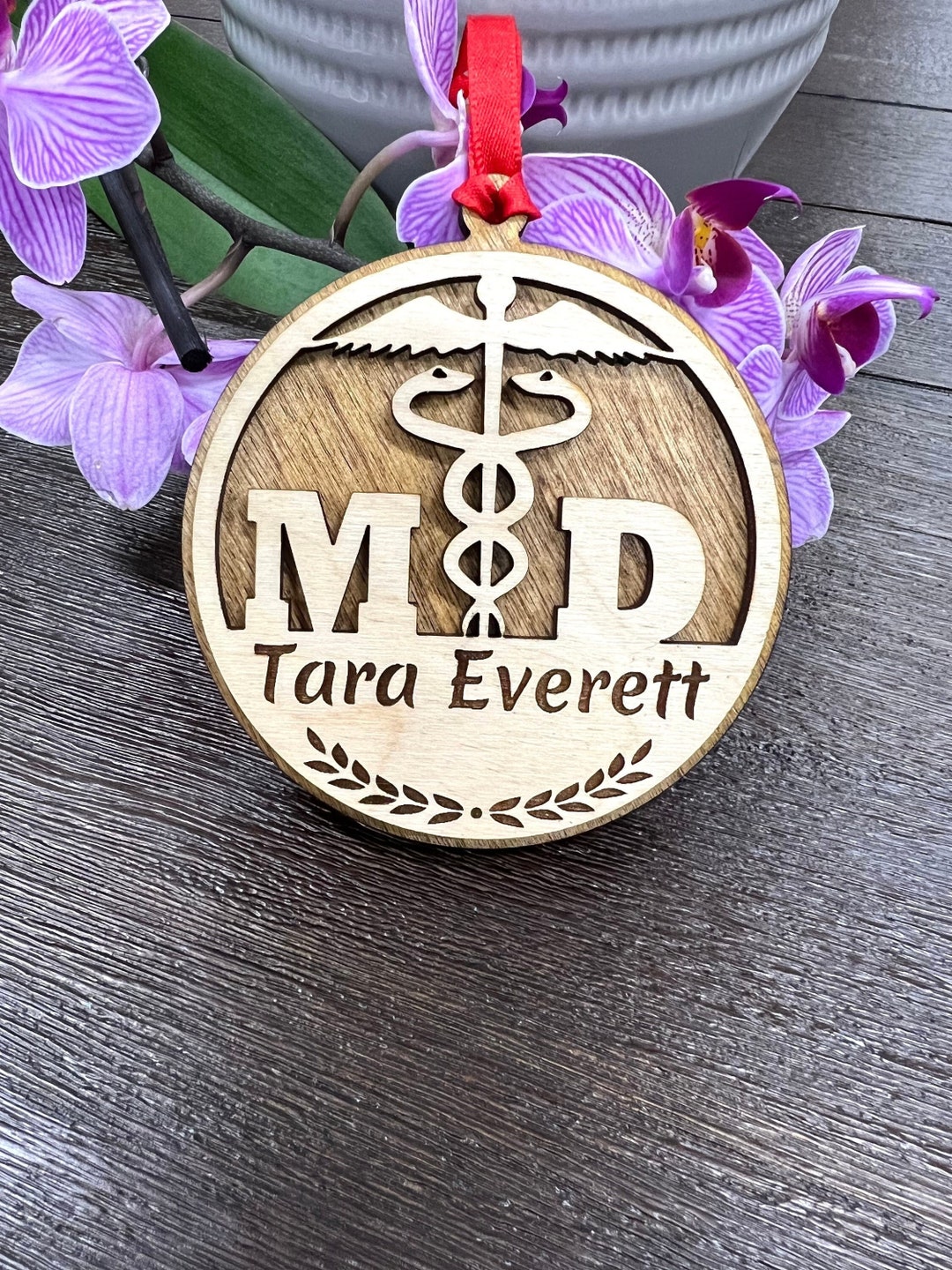 Doctor Personalized 3D Plaques/md/do Desktop Name Plate/caduceus Symbol ...