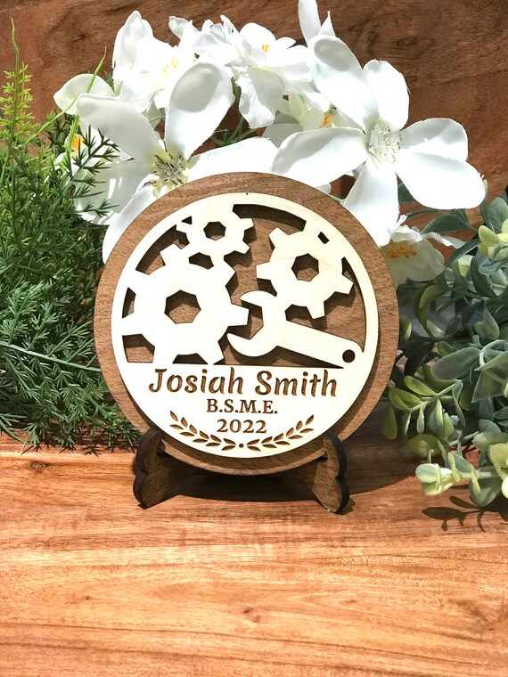 Engineer Mechanic Personalized 3D Plaque/grad Students - Etsy