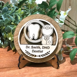 Dentist Personalized 3D Name Plaques/dental School Student Gif/dentist ...