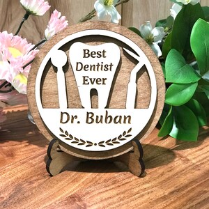 Dentist Personalized 3D Name Plaques/dental School Student Gif/dentist ...