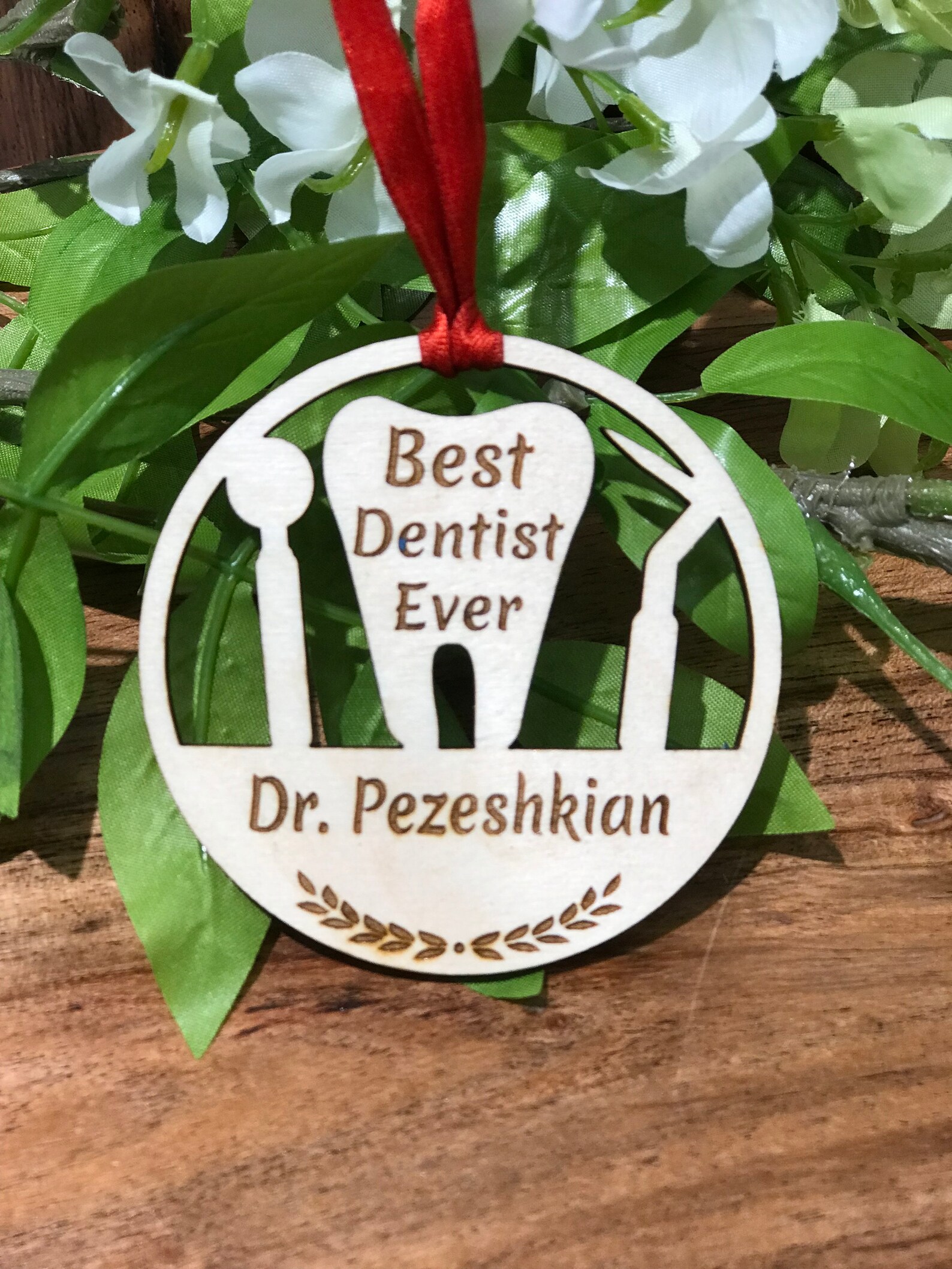 Dentist Personalized Christmas Ornament/dental School Students | Etsy