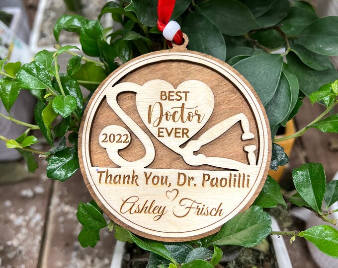 Best Doctor Ever Personalized Plaque/doctor/nurse Appreciation Gift ...