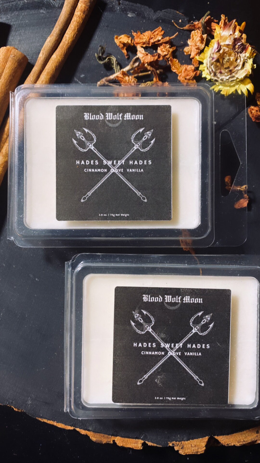 HADES SWEET HADES Cinnamon Spiced Vanilla Wax Melts Fall - Etsy