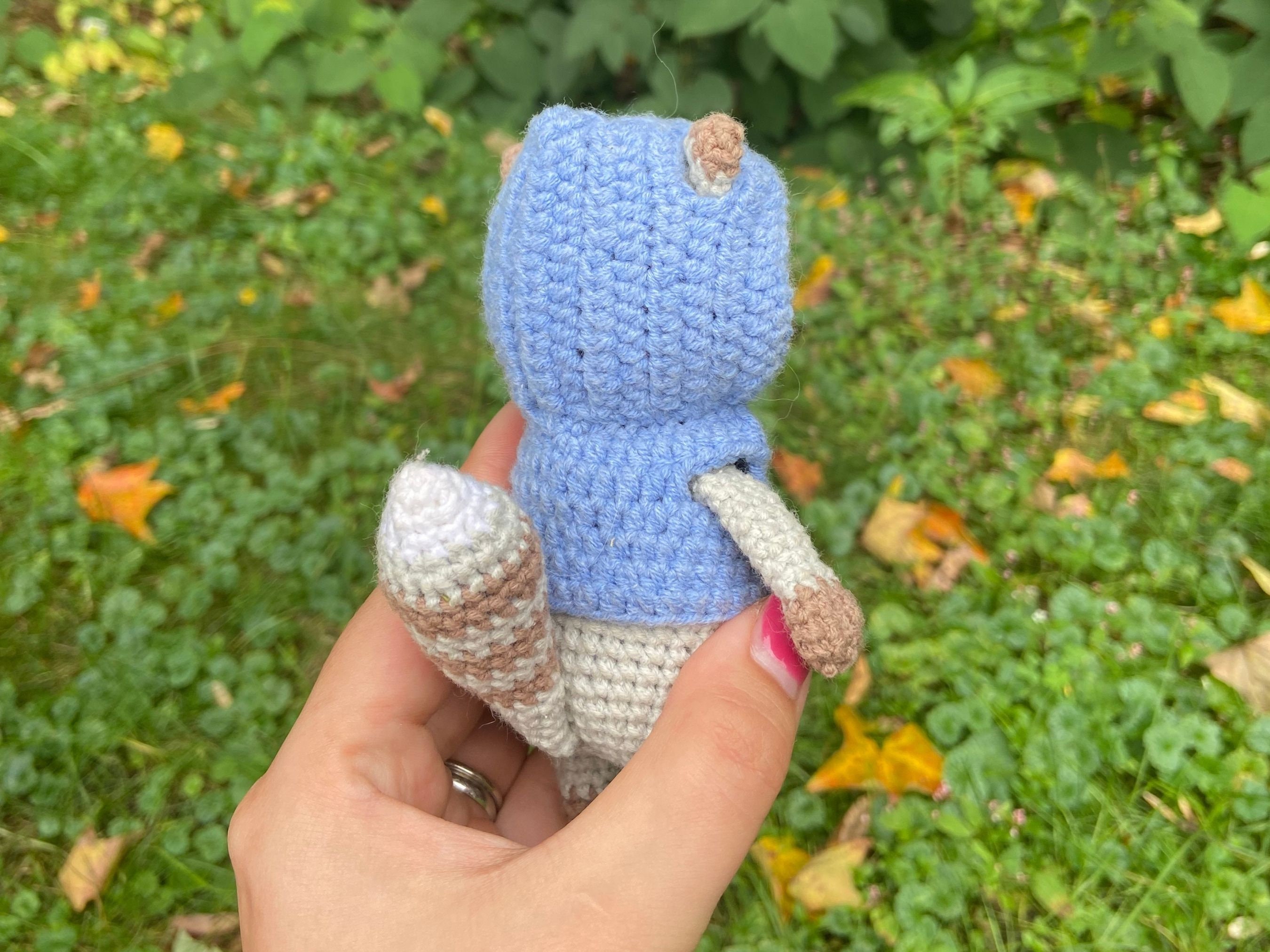 Crochet Pattern Raccoon in a Hoodie Forest Animals Woodland Creatures ...