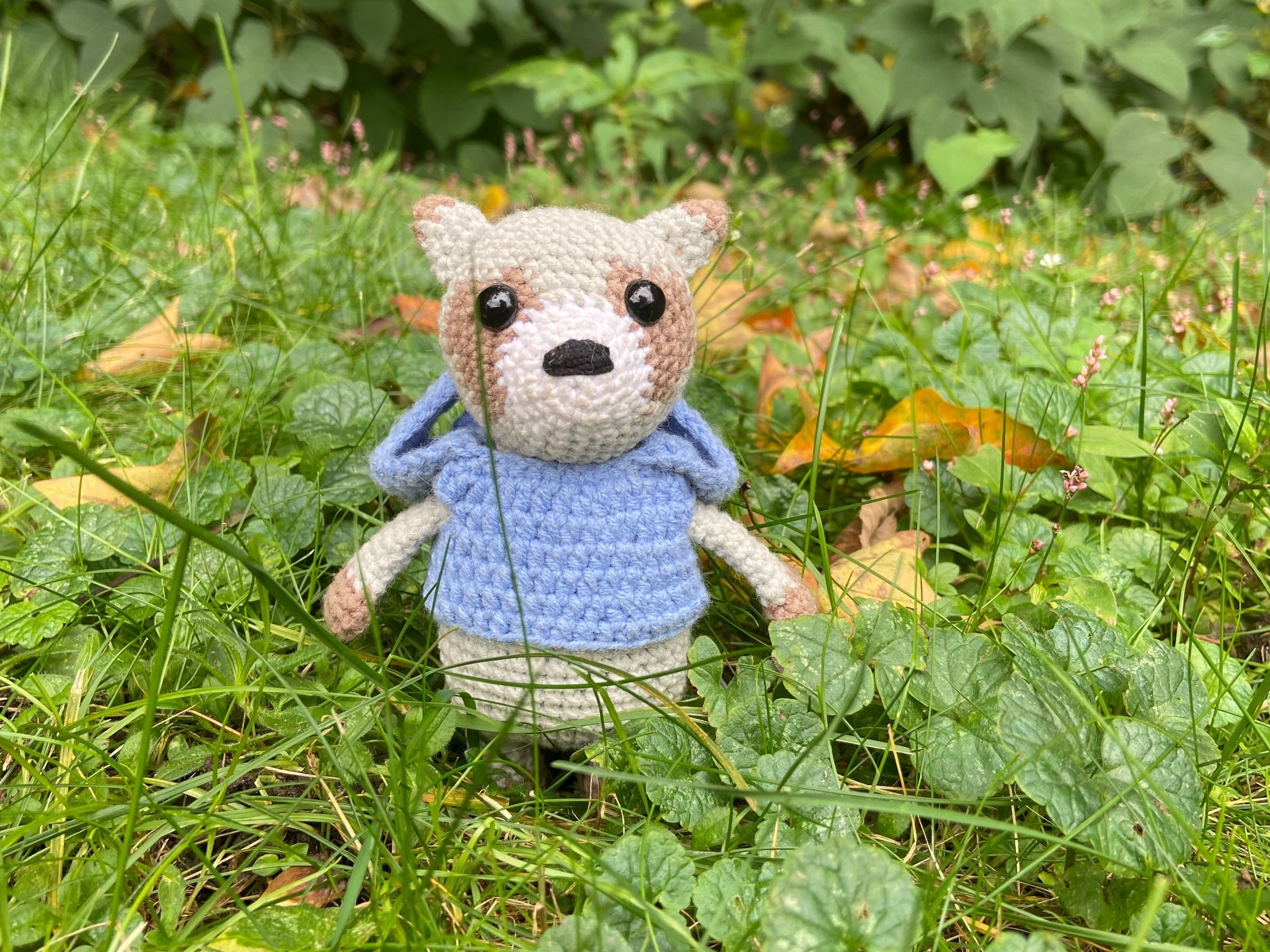 Crochet Pattern Raccoon in a Hoodie Forest Animals Woodland Creatures ...